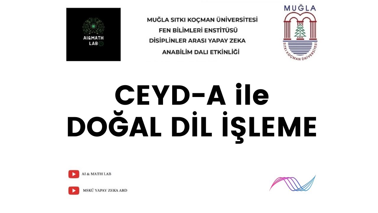 Webinar: CEYD-A İle Doğal Dil İşleme | CEYD-A